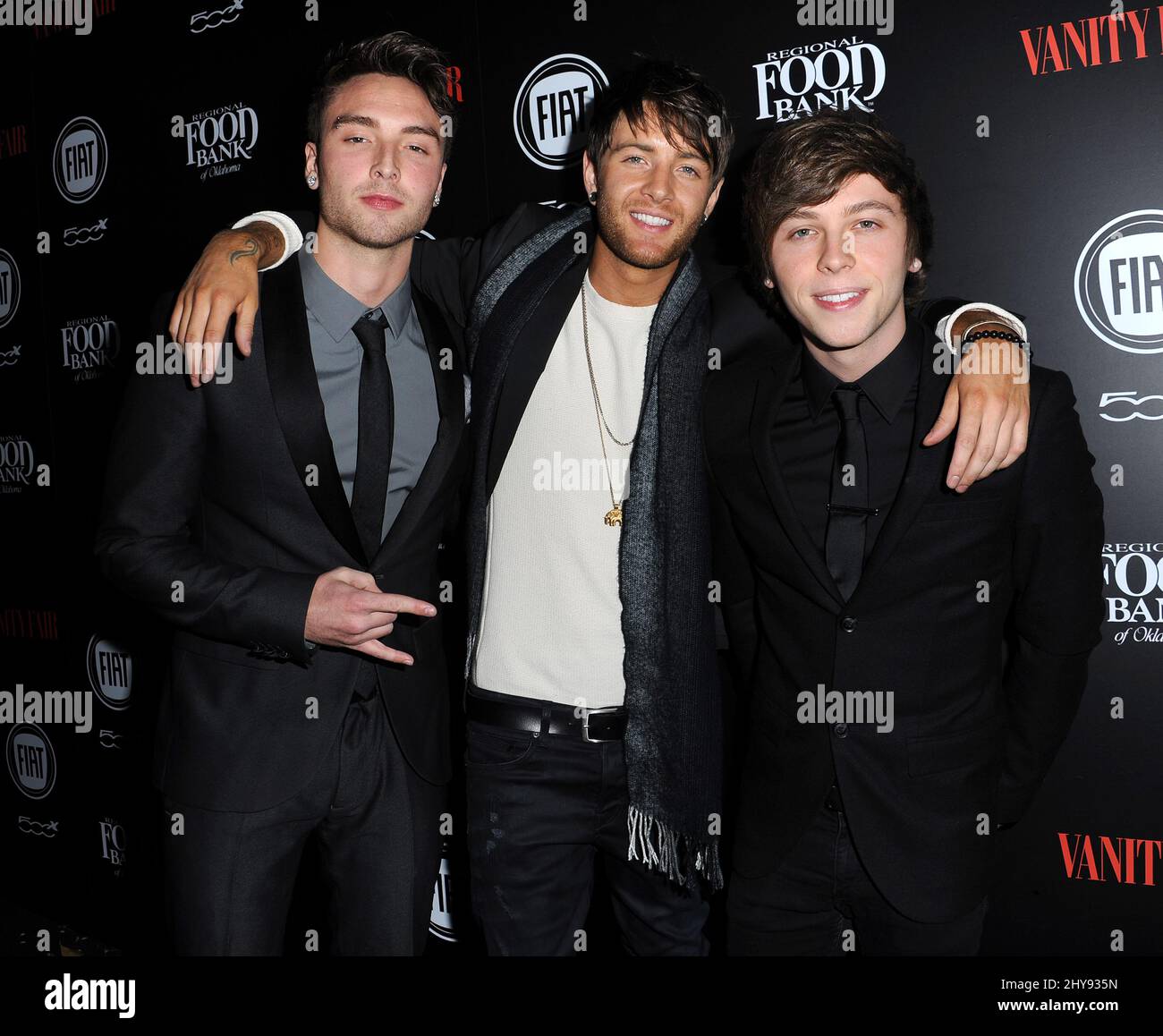 Emblem3, Wesley Stromberg, Keaton Stromberg, Drew Chadwick attending ...