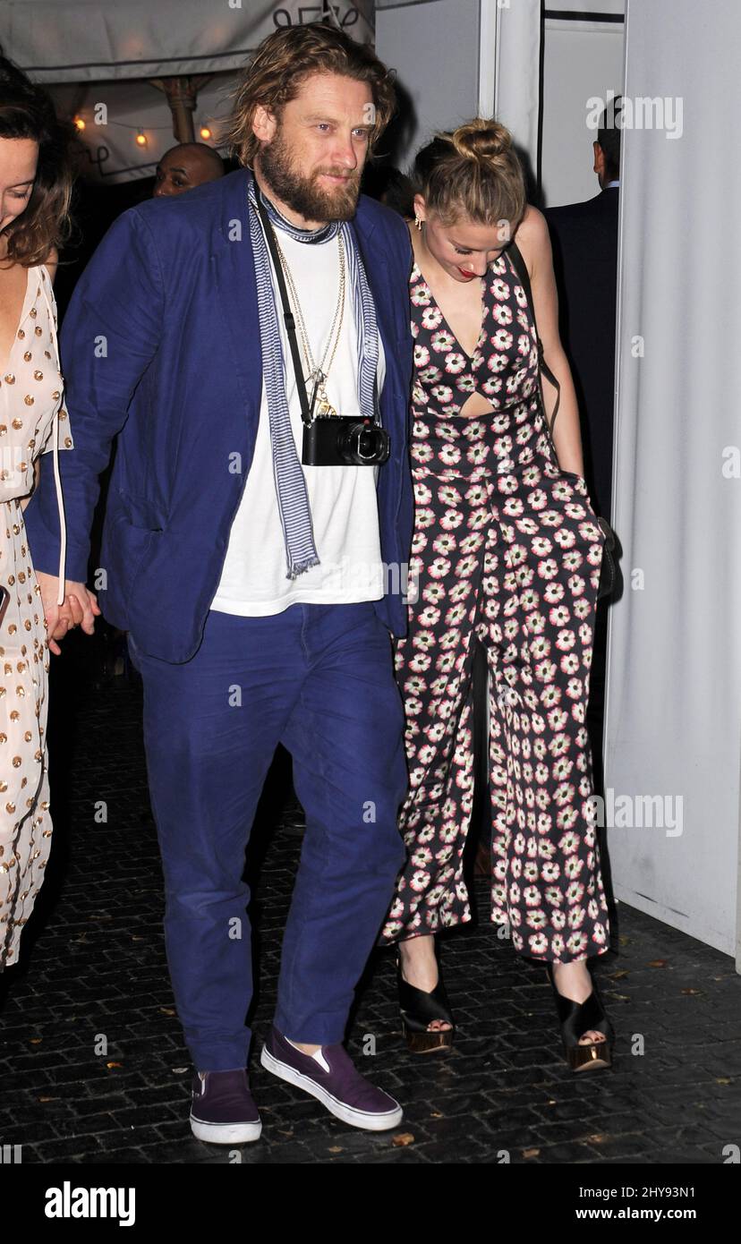 Amber Heard arrives at the 2016 Cadillac's Pre-Oscar Event at Chateau ...