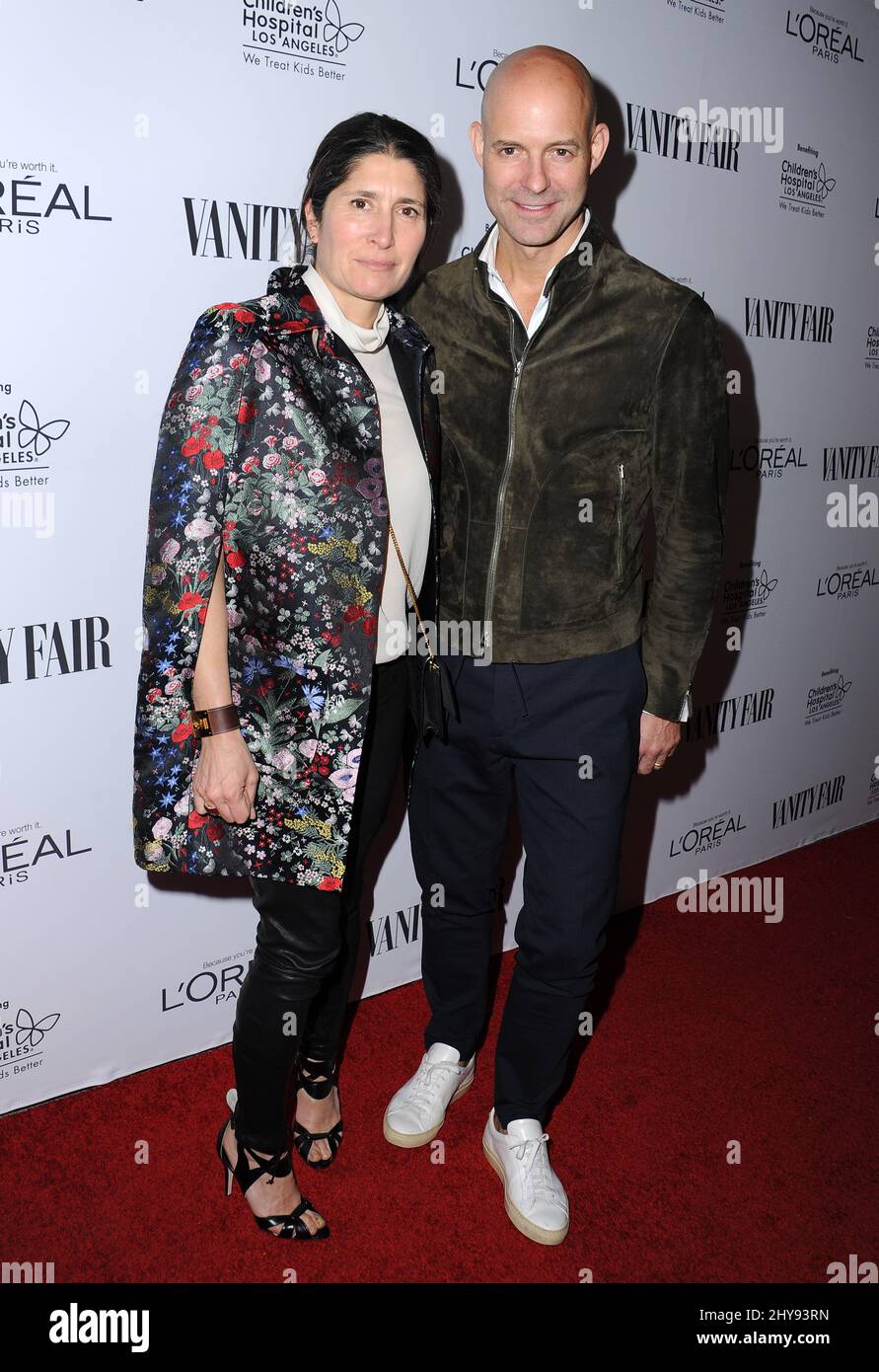 Pilar Guzman, Chris Mitchell attending a DJ Night hosted by Vanity Fair ...