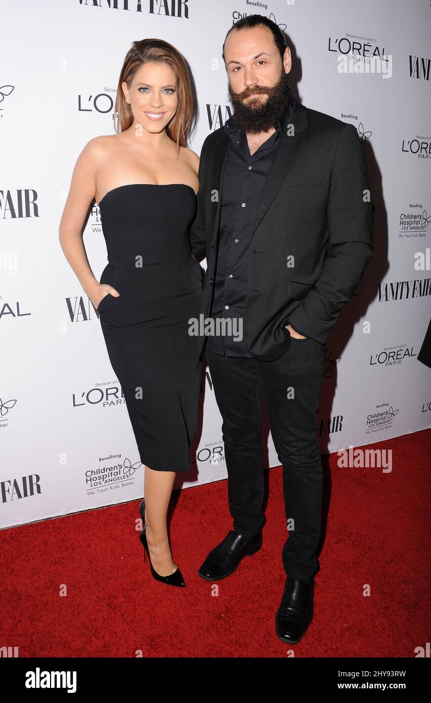 Stephanie Bauer, Frank Eady attending a DJ Night hosted by Vanity Fair ...