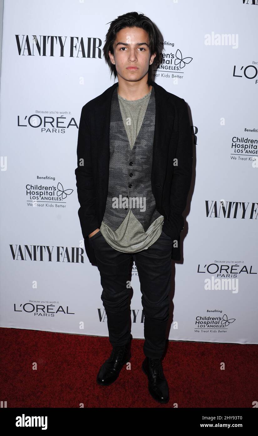 Aramis Knight attending a DJ Night hosted by Vanity Fair, L'Oreal Paris ...