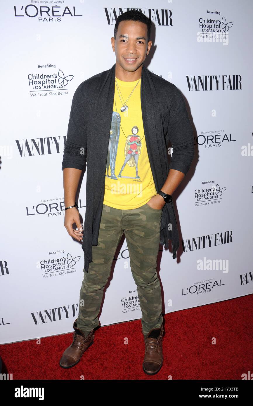 Alano Miller attending a DJ Night hosted by Vanity Fair, L'Oreal Paris ...