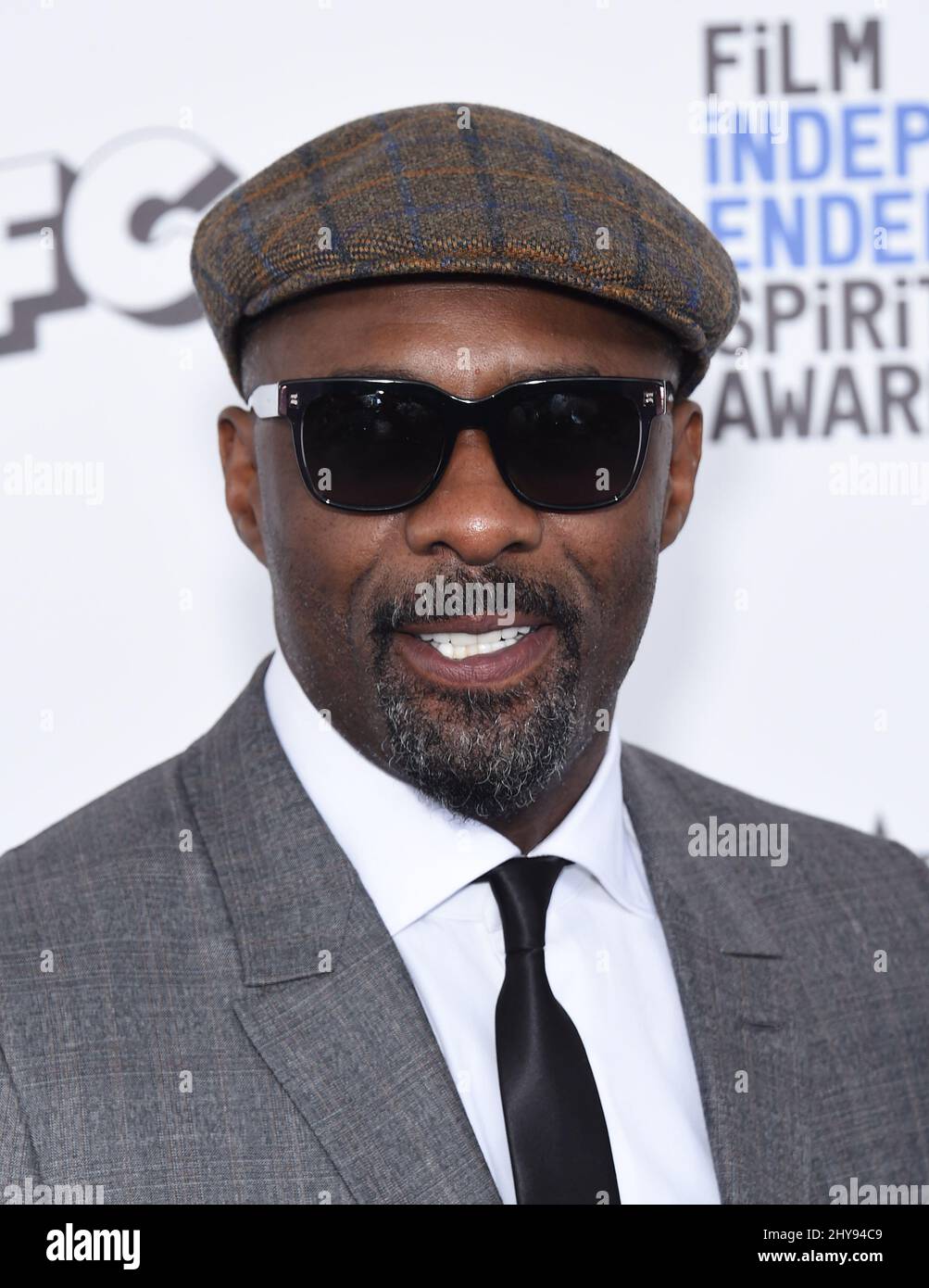 Idris Elba attending the 2016 Film Independent Spirit Awards held at ...