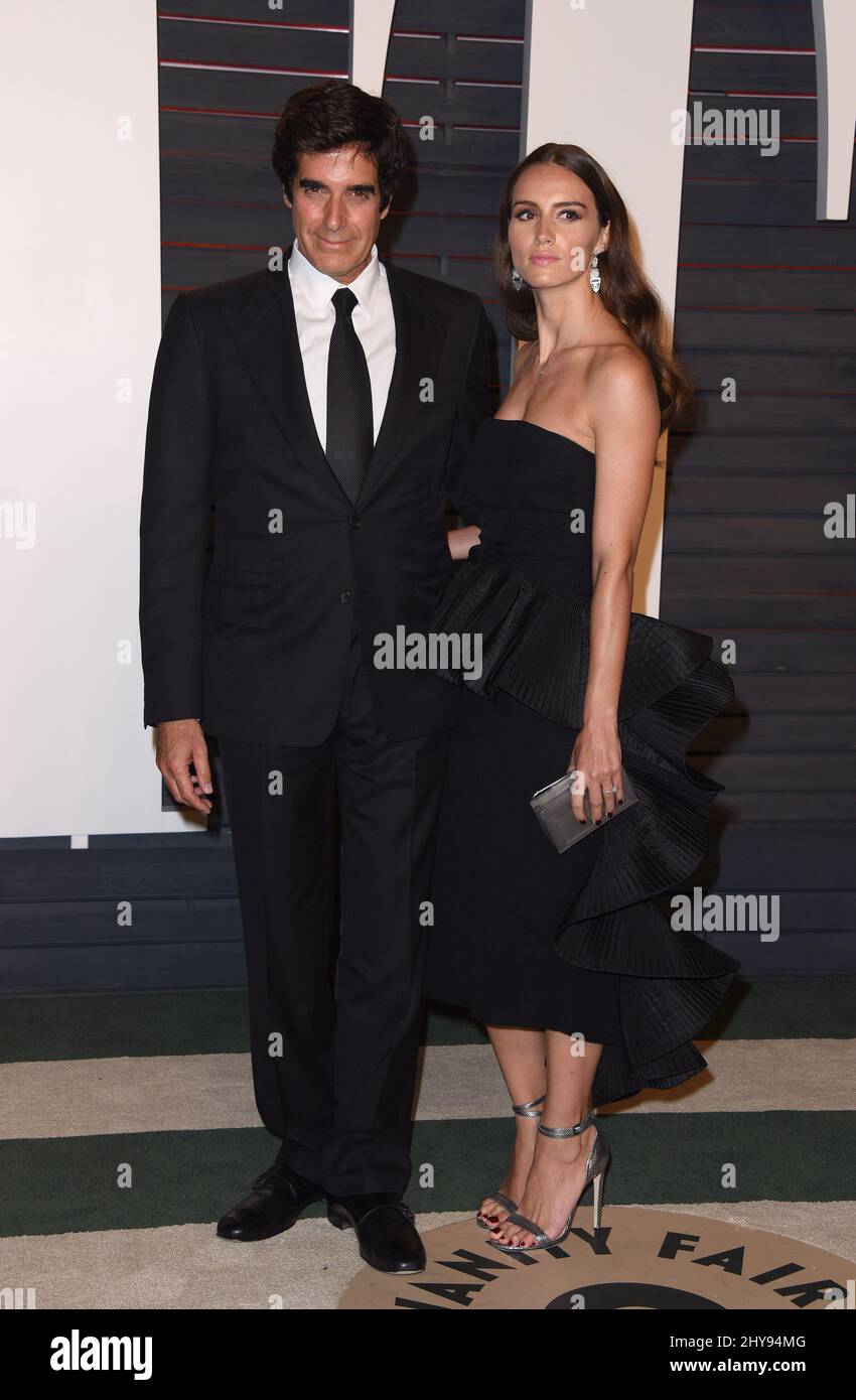 David Copperfield attending the 2016 Vanity Fair Oscar Party Hosted By ...