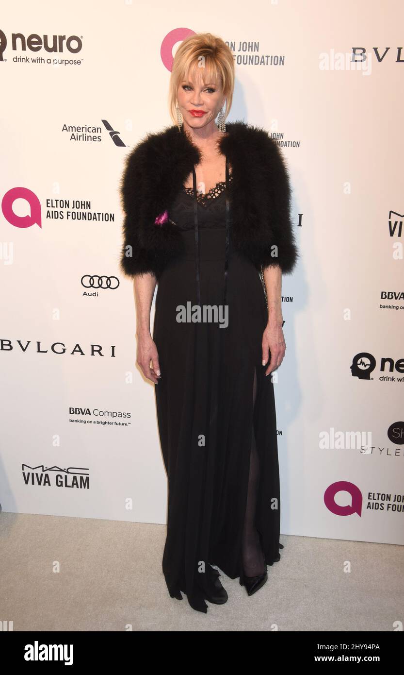 Melanie Griffith attending the 24th Annual Elton John AIDS Foundation's ...