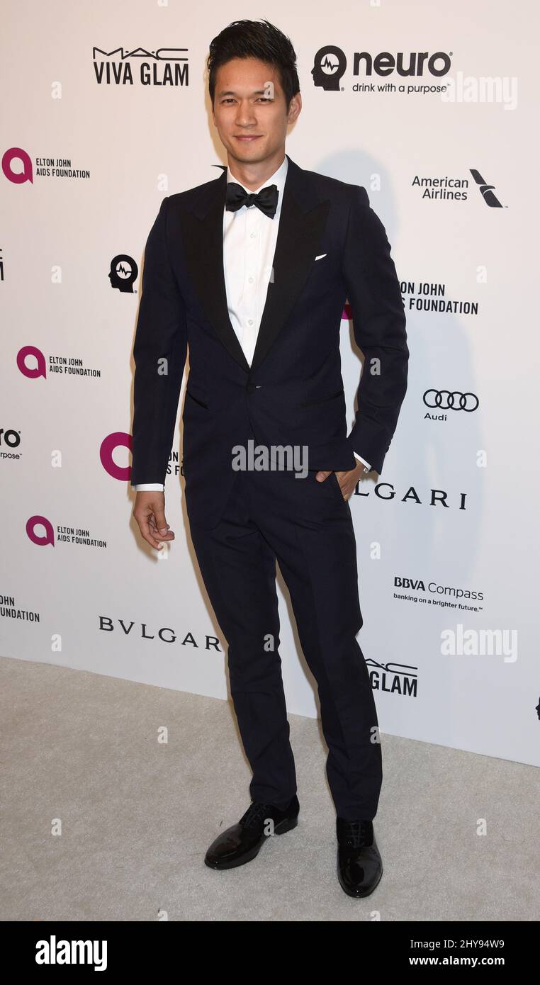 Harry Shum Jr. attending the 24th Annual Elton John AIDS Foundation's ...