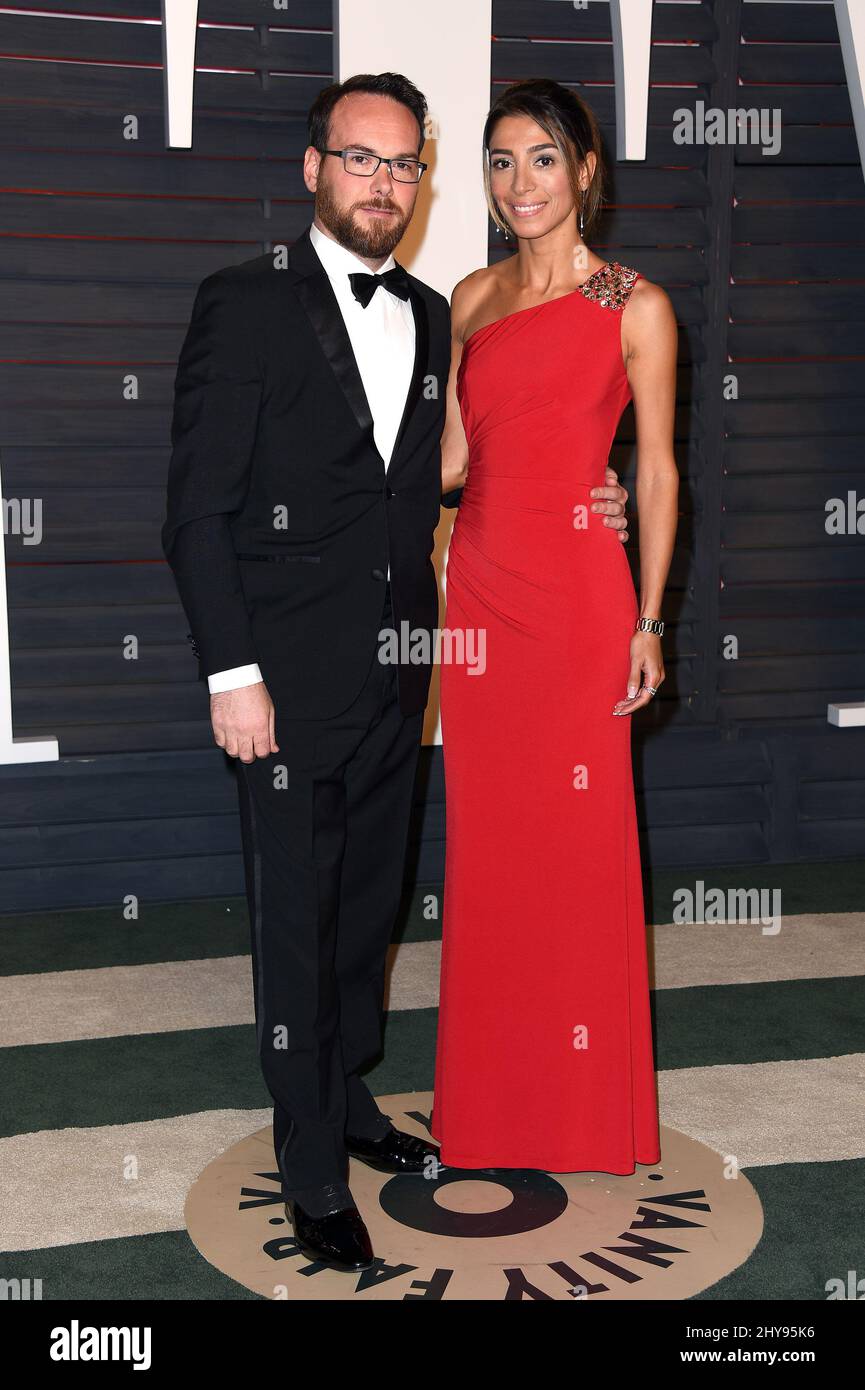 Dana Brunetti arrives at the Vanity Fair Oscar Party in Beverly Hills ...