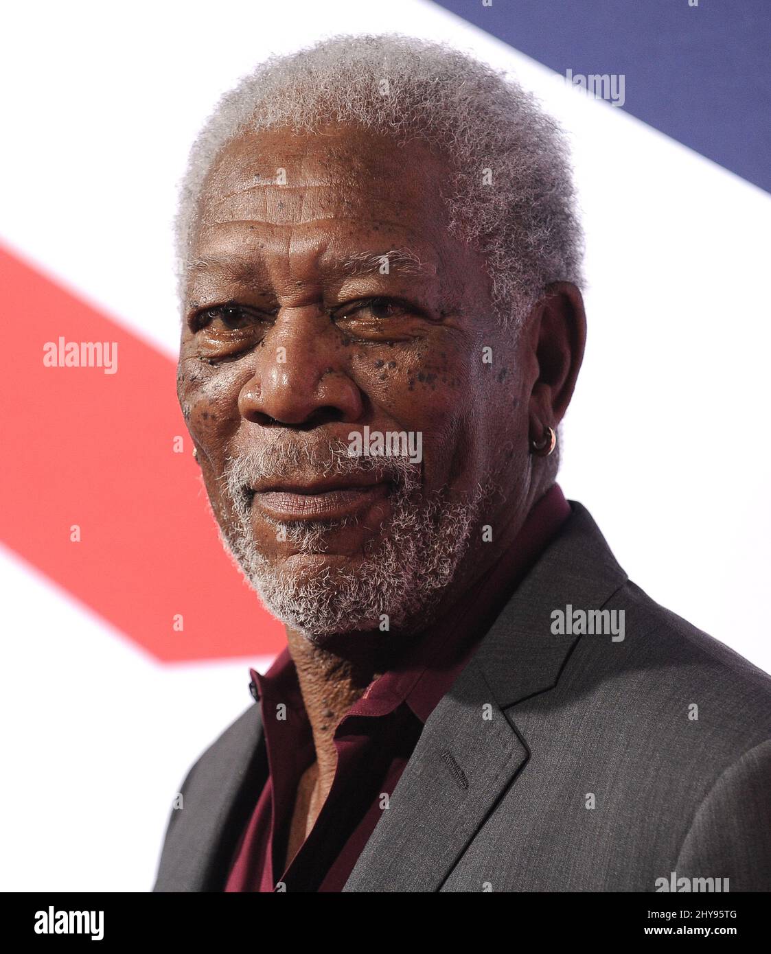 Morgan Freeman attends the premiere of London Has Fallen at the ...