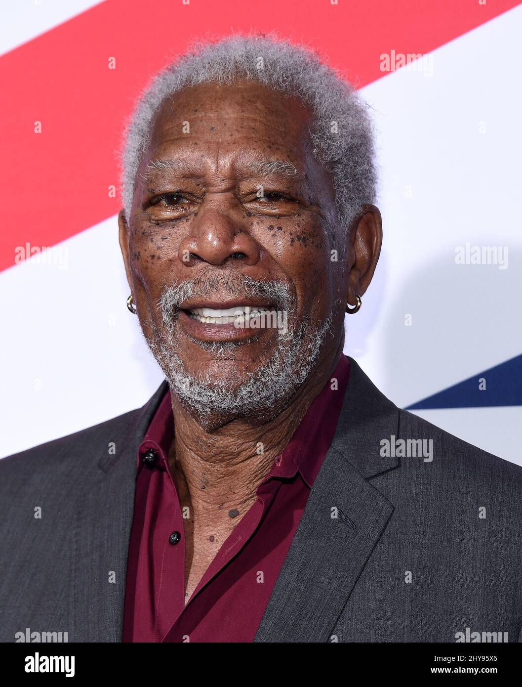 Morgan Freeman attends the premiere of London Has Fallen at the ...