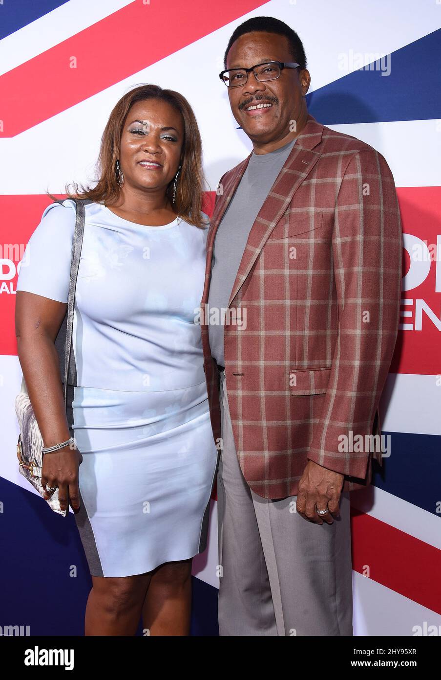 Judge Greg Mathis attends the premiere of London Has Fallen at the ...