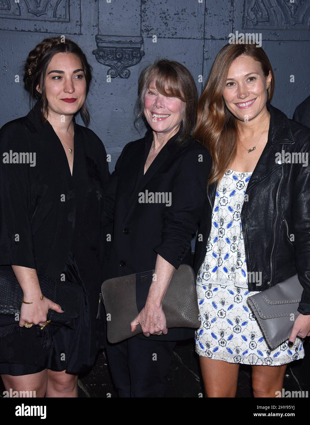Madison Fisk, Sissy Spacek and Schuyler Fisk attends the Knight Of Cups ...