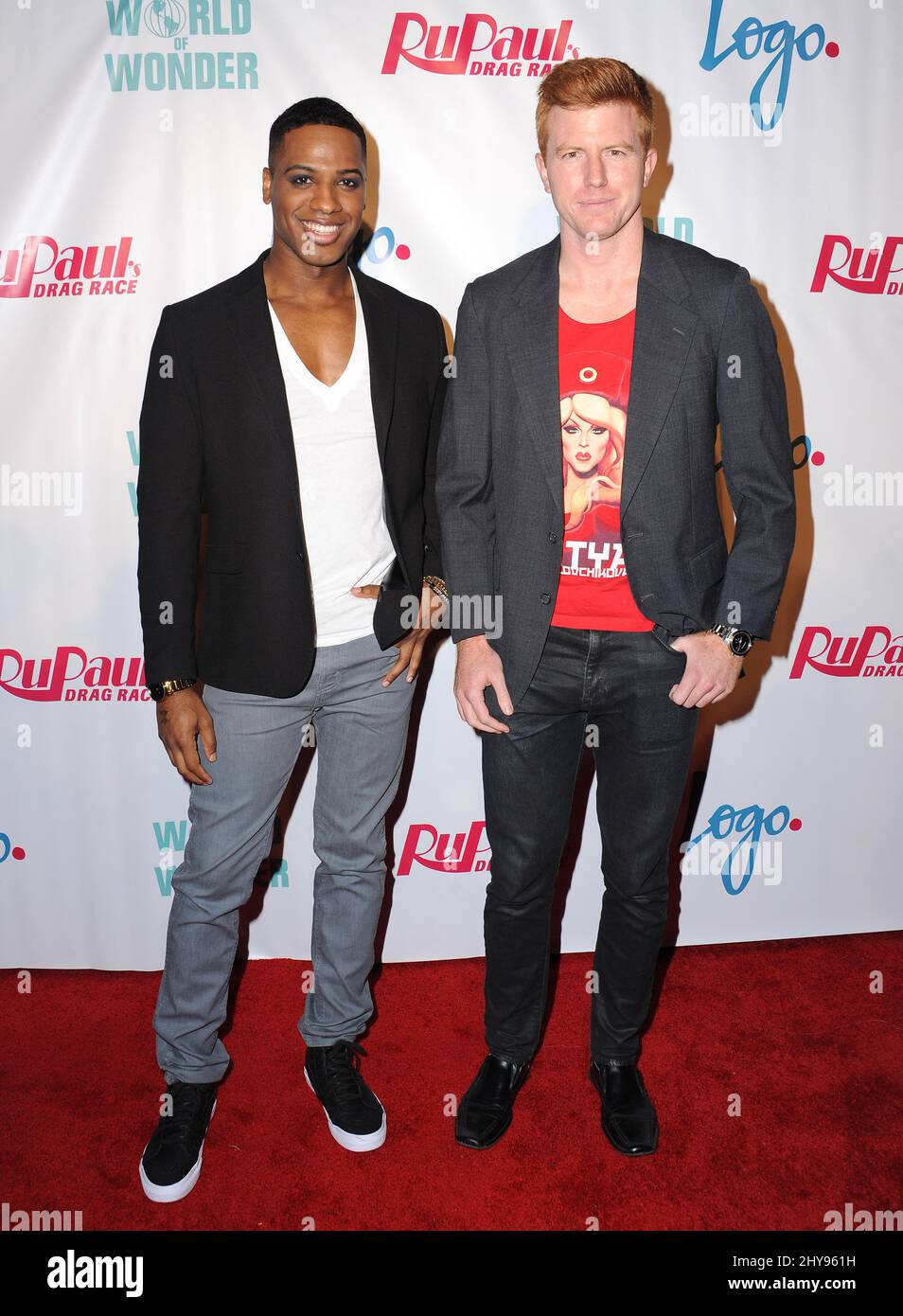 Pit crew members attend rupauls drag race season 8 premiere hi-res ...