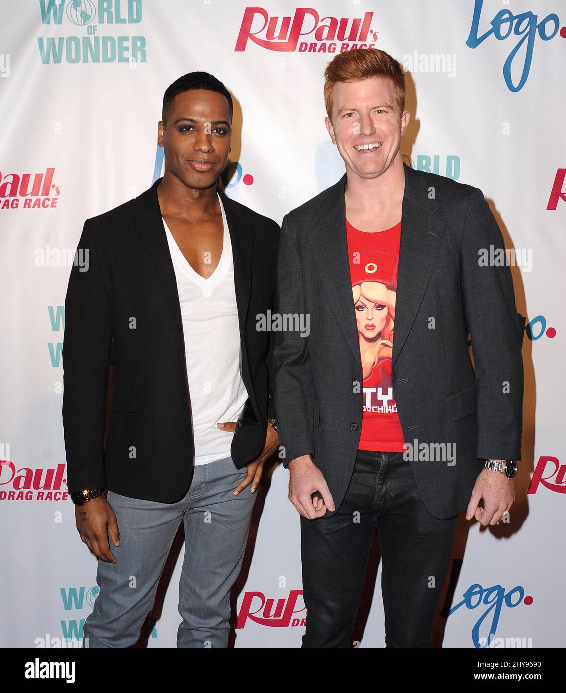 Pit crew members attend rupauls drag race season 8 premiere hi-res ...