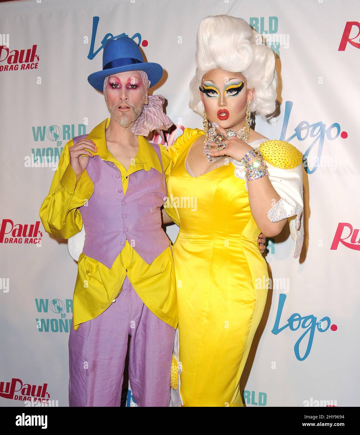 Mathu Andersen and Kim Chi attend RuPaul's Drag Race Season 8 Premiere ...