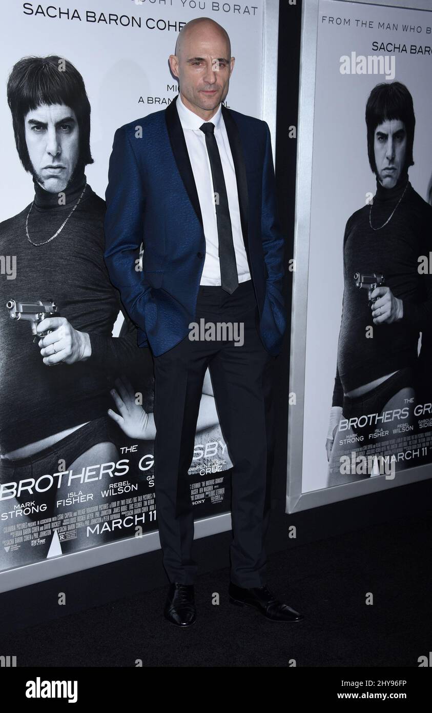 Mark Strong attends "The Brothers Grimsby" Los Angeles Premiere held at ...