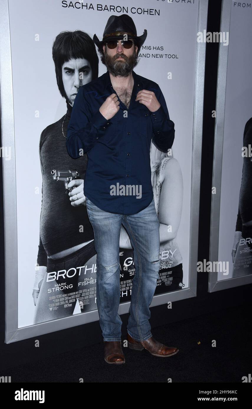 Wheeler Walker Jr. attends "The Brothers Grimsby" Los Angeles Premiere ...