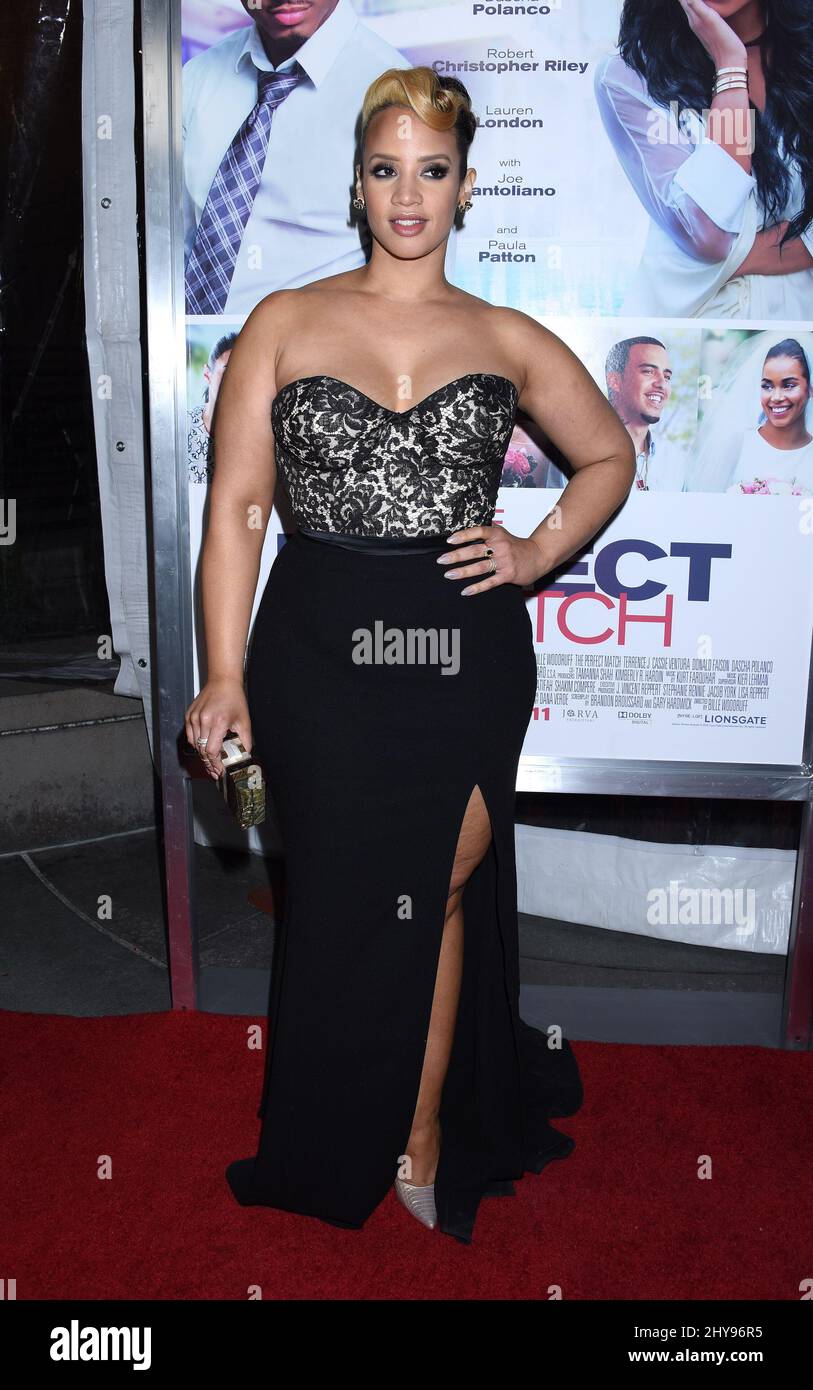 Dascha Polanco attending "The Perfect Match" Los Angeles premiere held ...