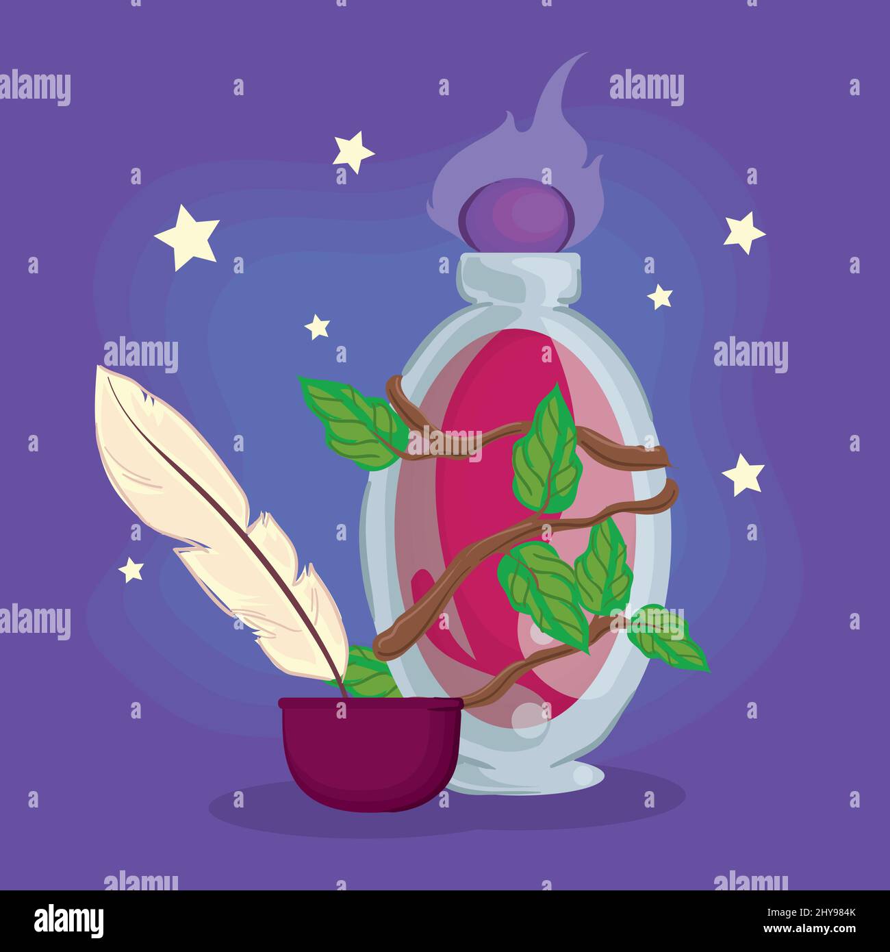 alchemist potion image Stock Vector Image & Art - Alamy