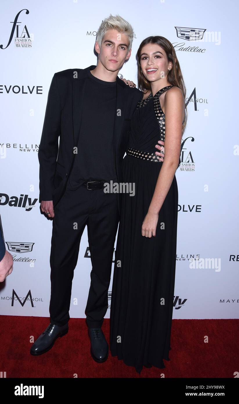 Presley Gerber and Kaia Gerber attending the Daily Front Rows Fashion ...