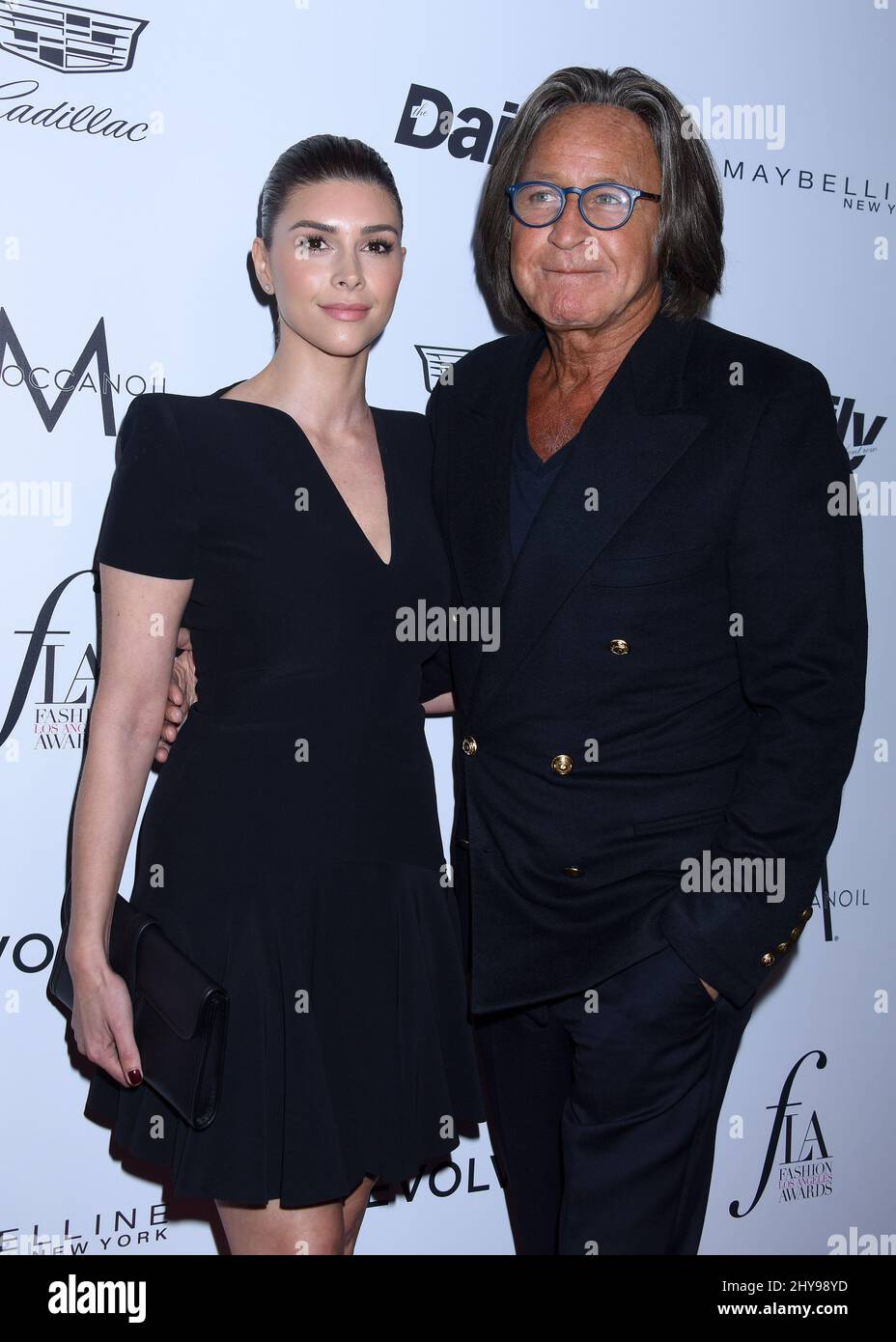 Mohammed Hadid and Shiva Safai attending the Daily Front Rows Fashion ...