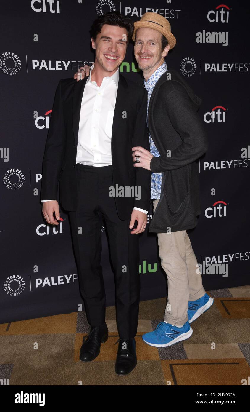 Finn Wittrock and Denis O'Hare attending "American Horror Story: Hotel ...