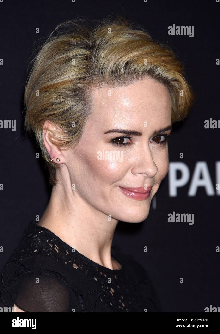 Sarah Paulson attending "American Horror Story: Hotel" 2016 PaleyFest ...