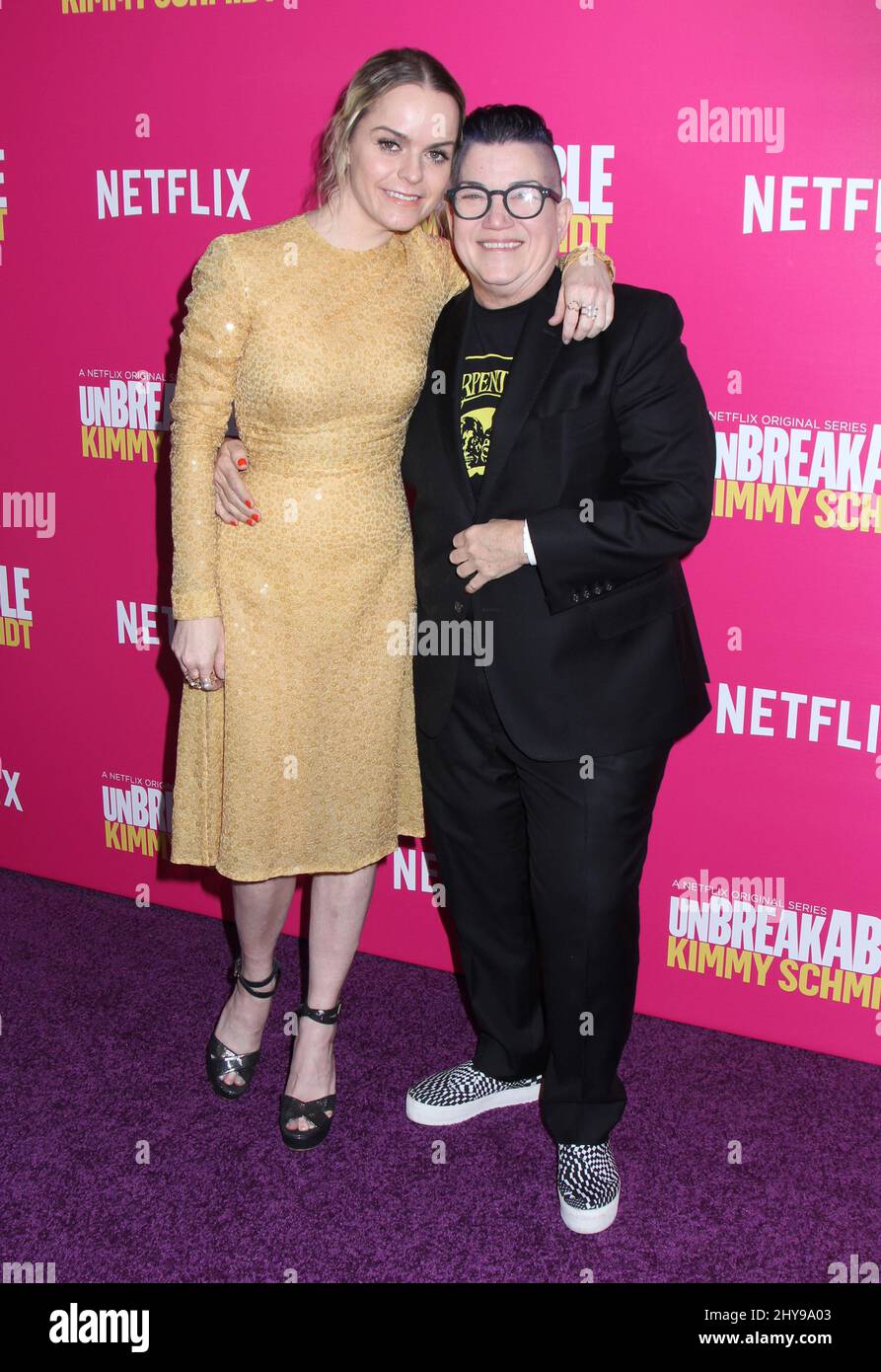 Taryn Manning and Lea DeLaria attends the premiere of Netflix's ...