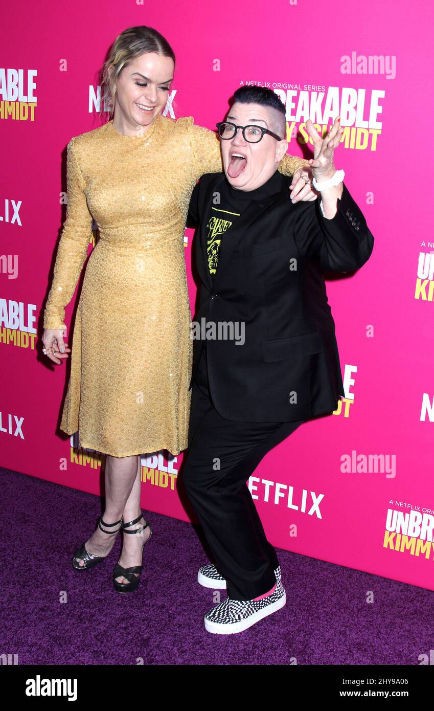 Taryn Manning and Lea DeLaria attends the premiere of Netflix's ...