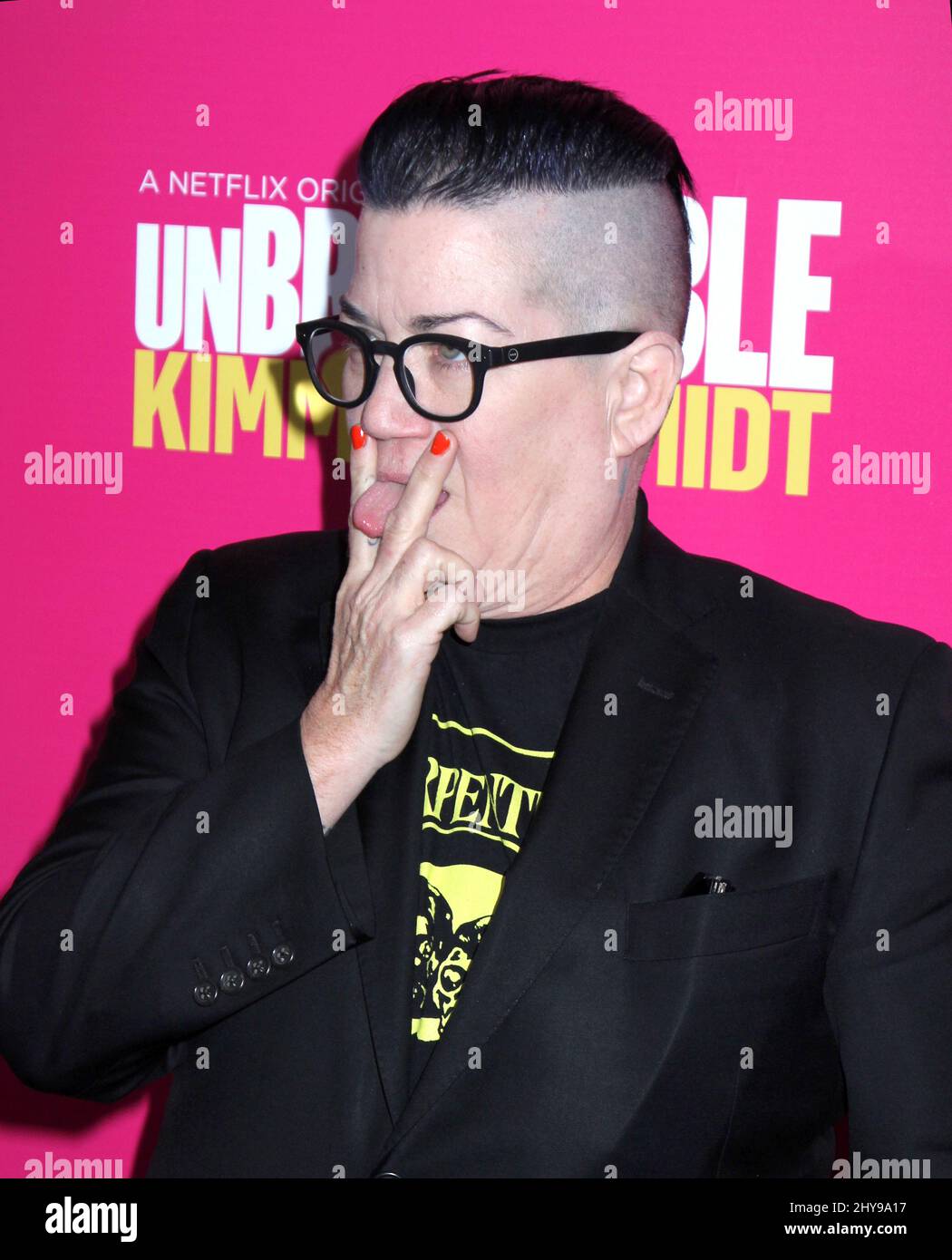 Lea DeLaria attending the "Unbreakable Kimmy Schmidt" Season 2 Premiere ...