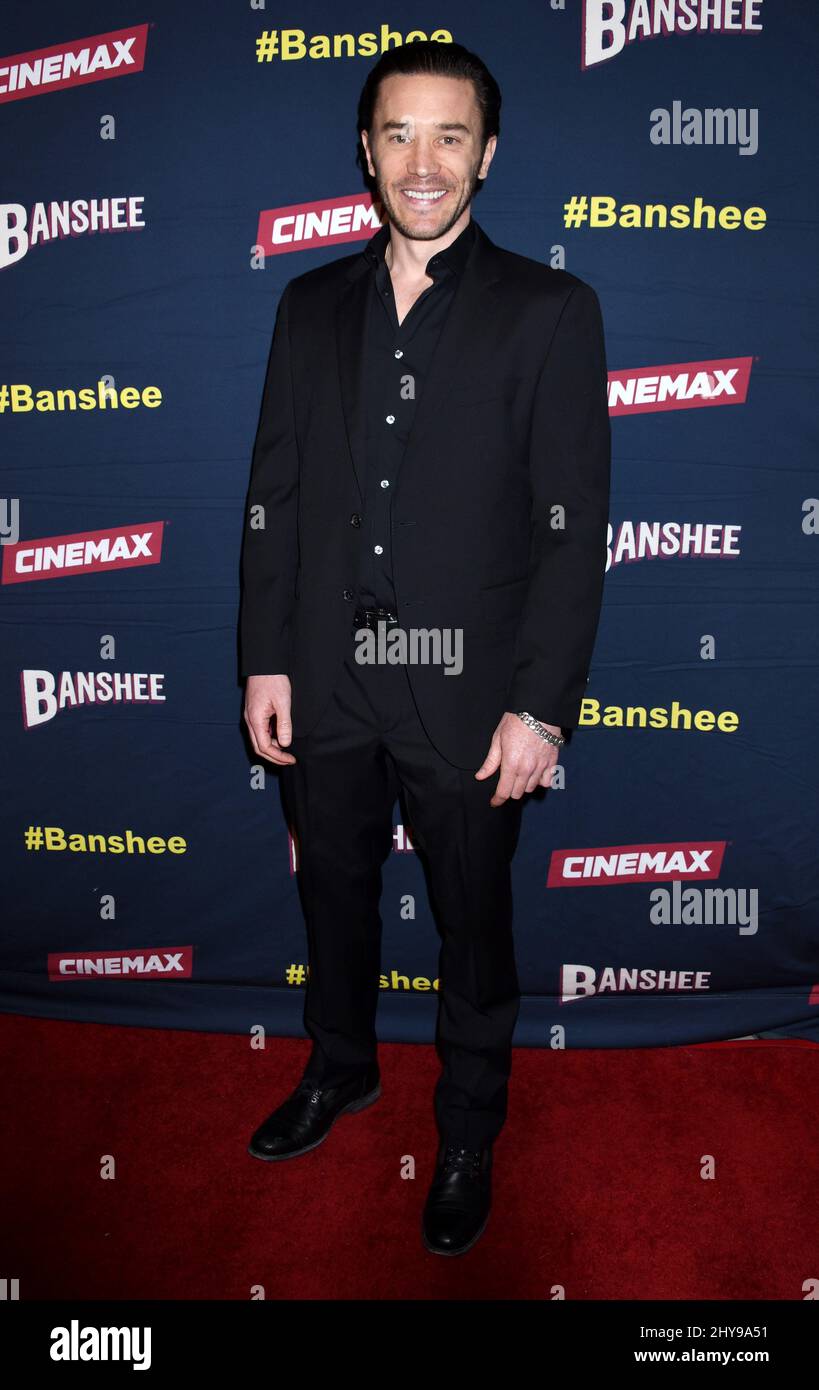 Tom Pelphrey attending "Banshee" Season 4 Premiere Event held at the ...