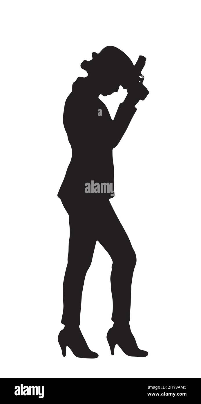 Cartoon female spy Cut Out Stock Images & Pictures - Alamy
