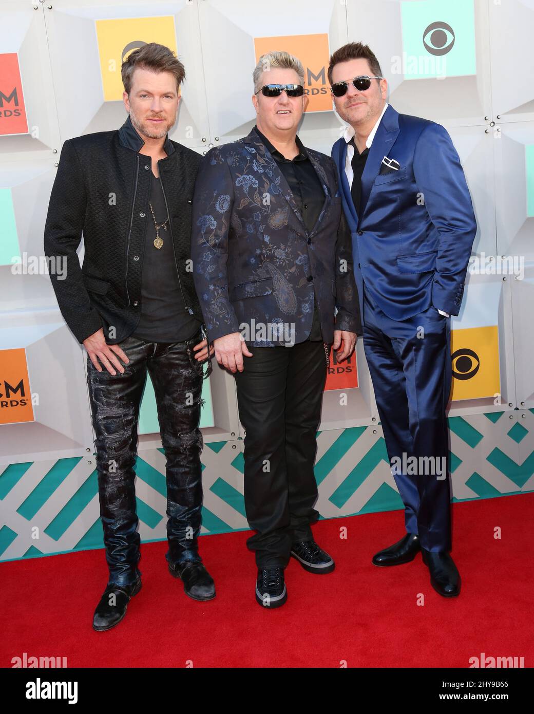 Rascal Flatts,Jay DeMarcus,Joe Don Rooney,Gary Levox arriving at the ...