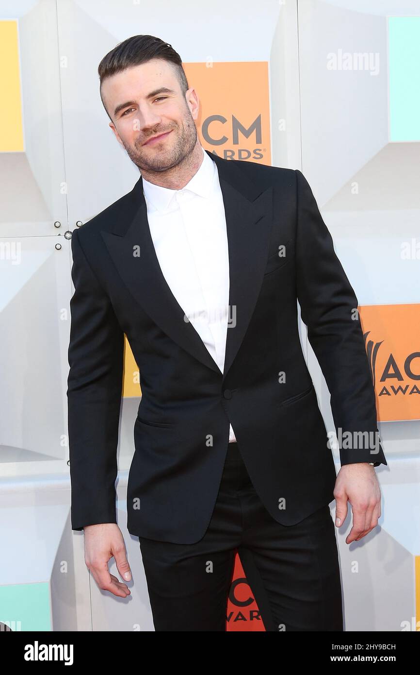 Sam Hunt arrives at the 51st annual Academy of Country Music Awards at ...