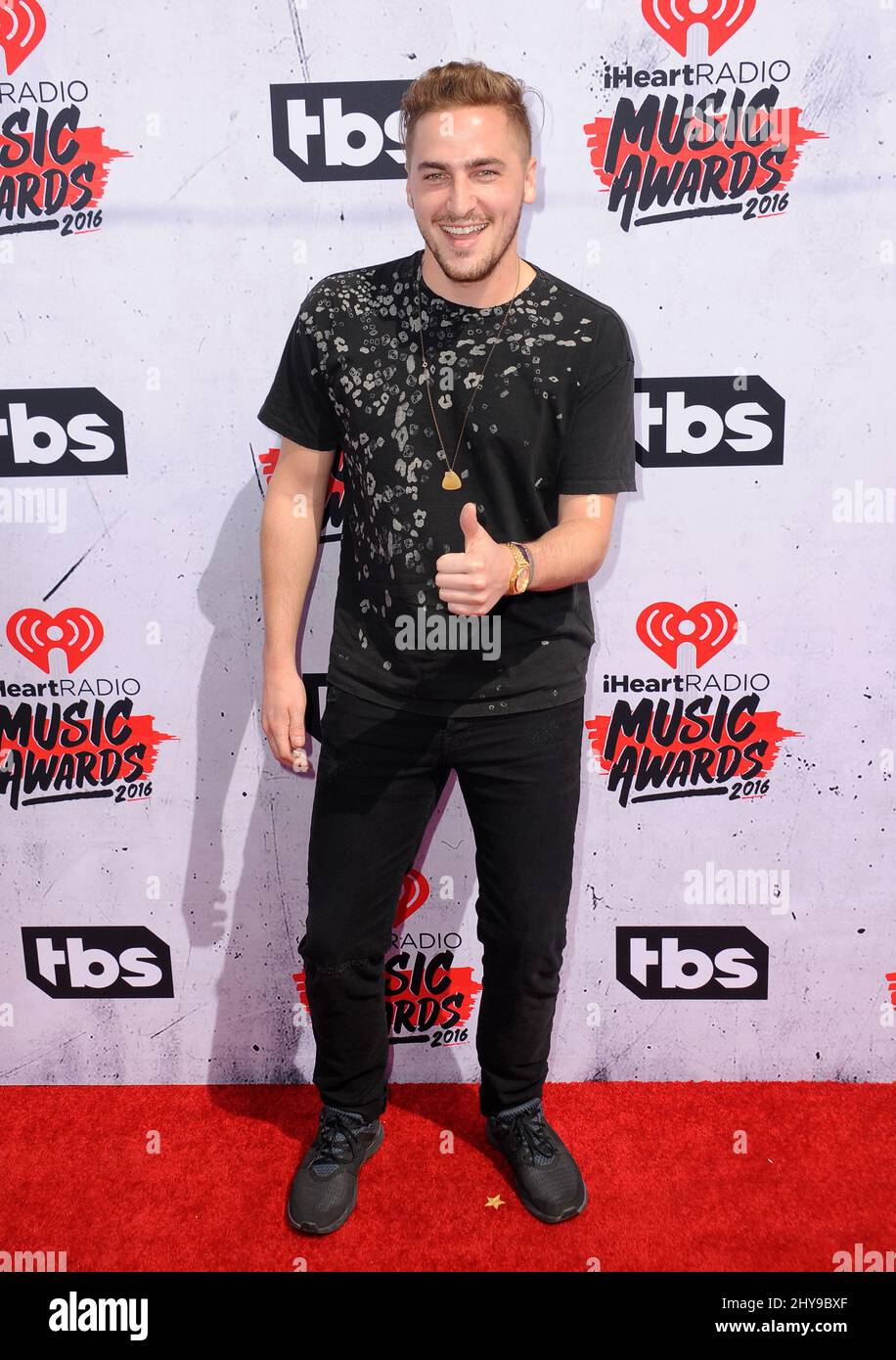 Kendall Schmidt attending the iHeart Radio Music Awards 2016 - Arrivals ...
