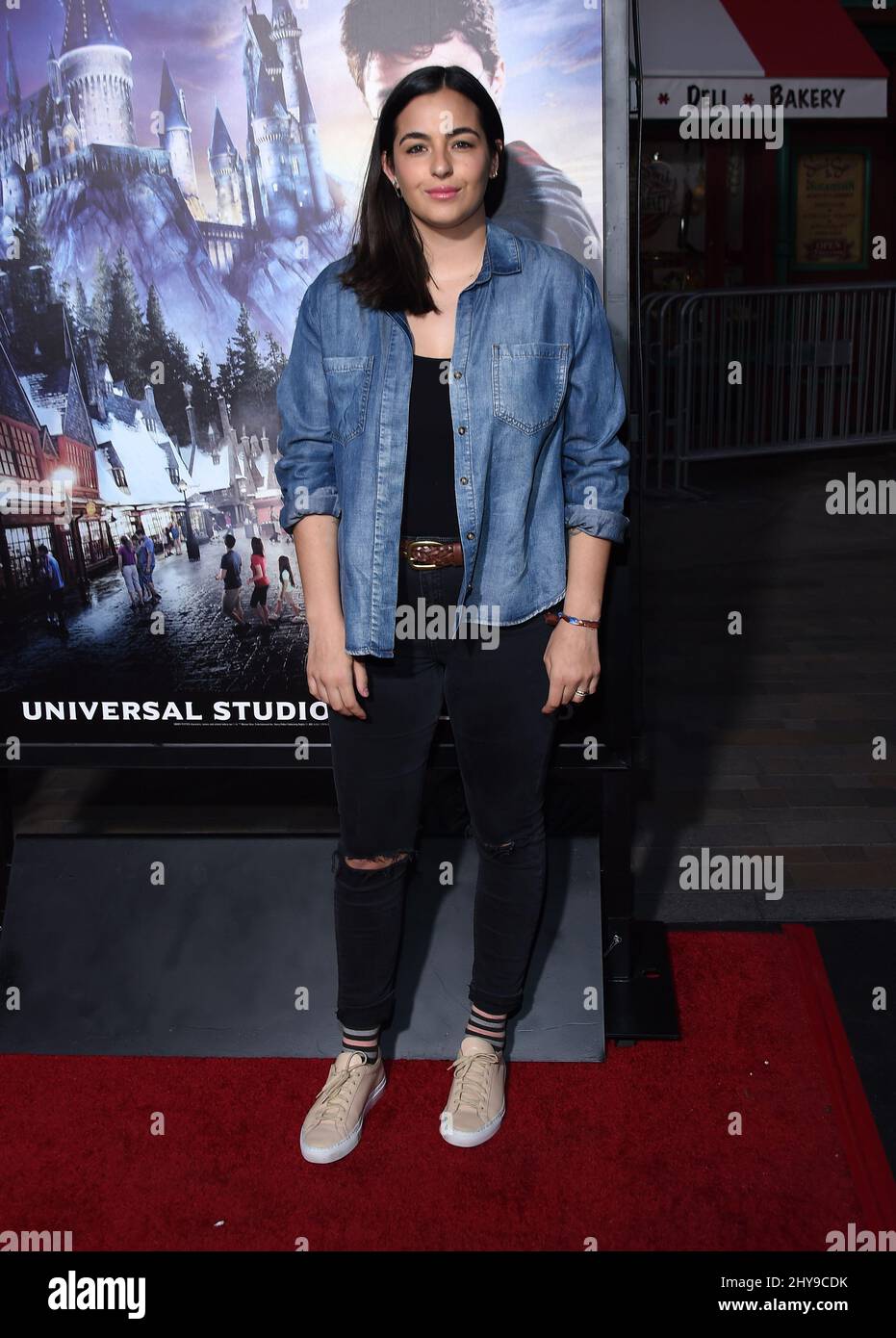 Alanna Masterson attending the 'Wizarding World of Harry Potter ...