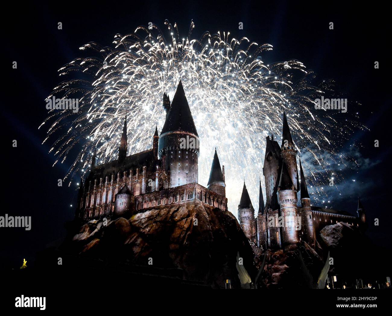 Atmosphere at the 'Wizarding World of Harry Potter' opening in Los ...
