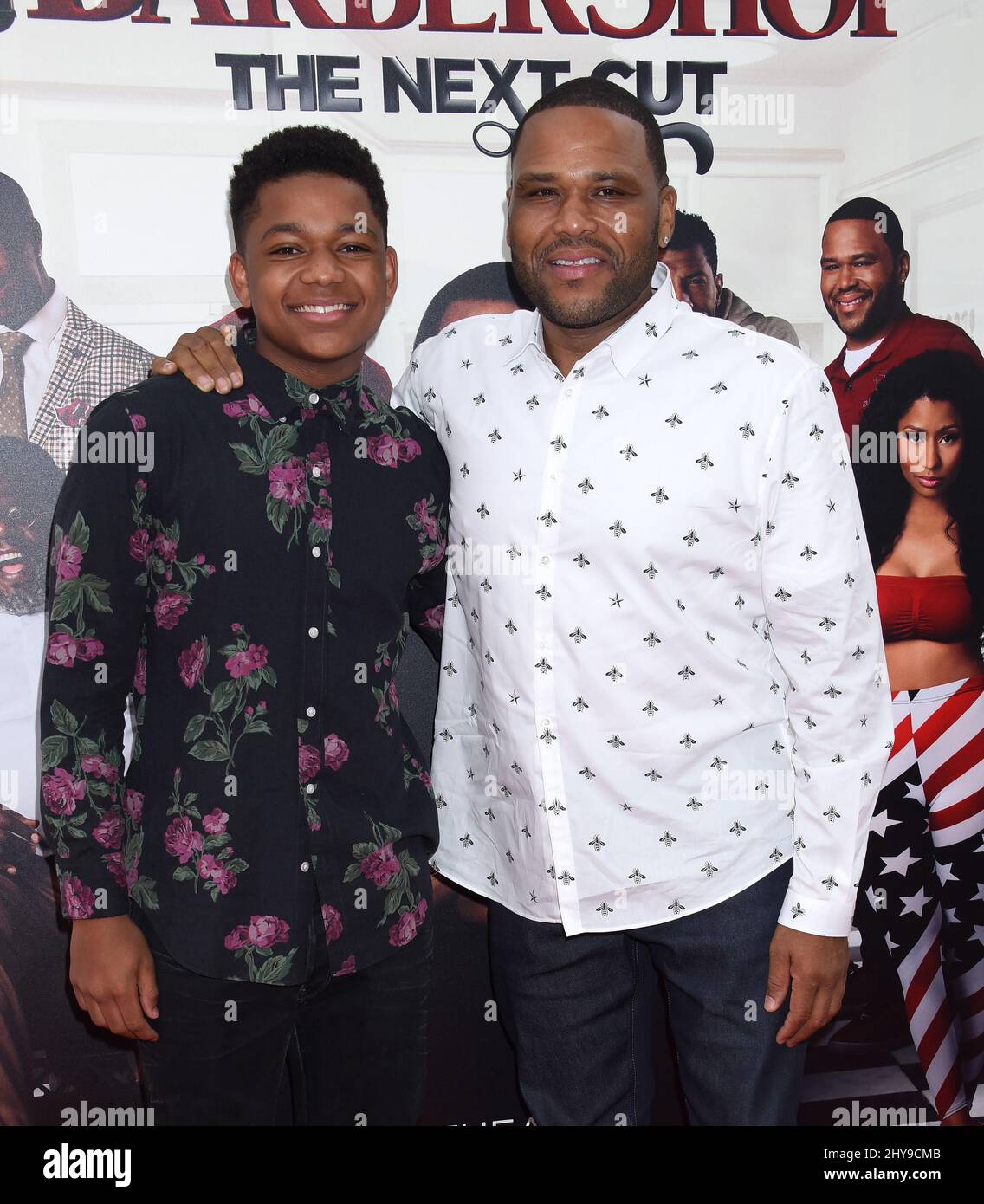 Anthony Anderson and Nathan Anderson attending the 'Barbershop: The ...