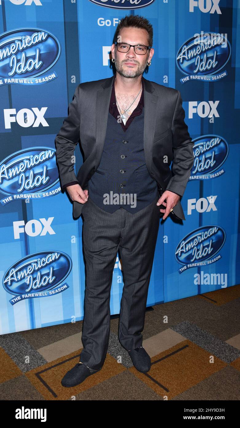 Bo Bice arrives at the "American Idol" farewell season finale at the ...