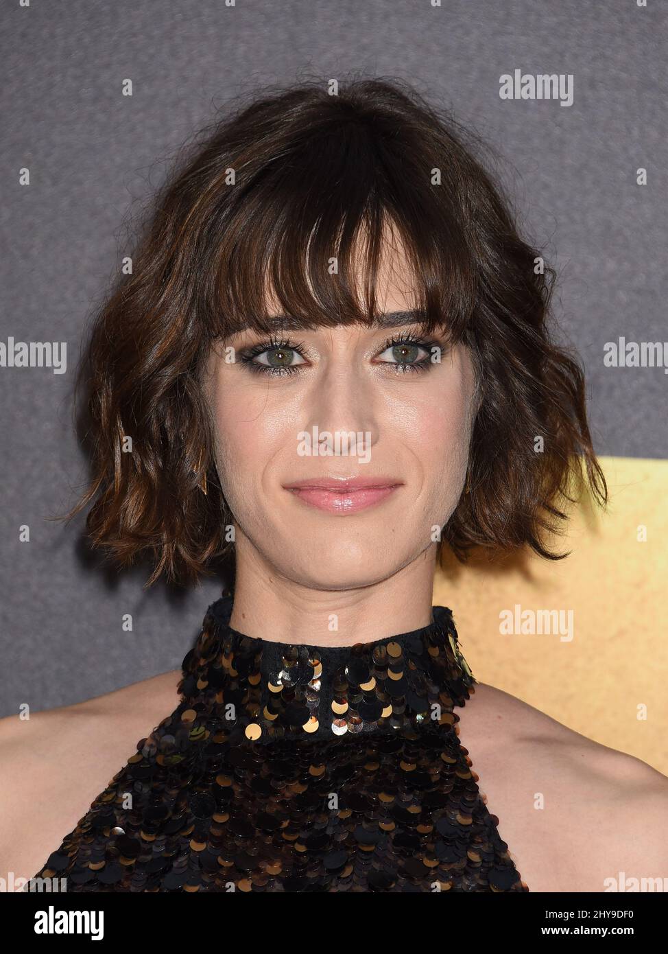 Lizzy Caplan attending the 2016 MTV Movie Awards held at Warner Bros ...