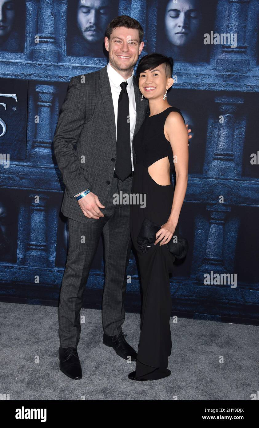 Patrick Fugit and Jennifer attending HBO's 'Game of Thrones' season 6 ...