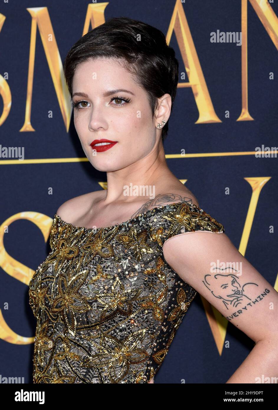 Halsey attending "The Huntsman Winter's War" American Premiere held at ...
