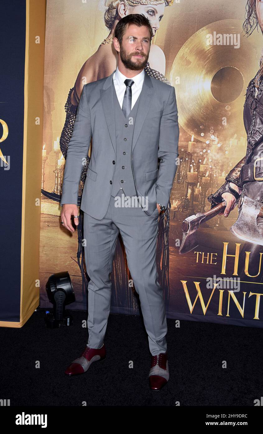 Chris Hemsworth attending "The Huntsman Winter's War" American Premiere ...
