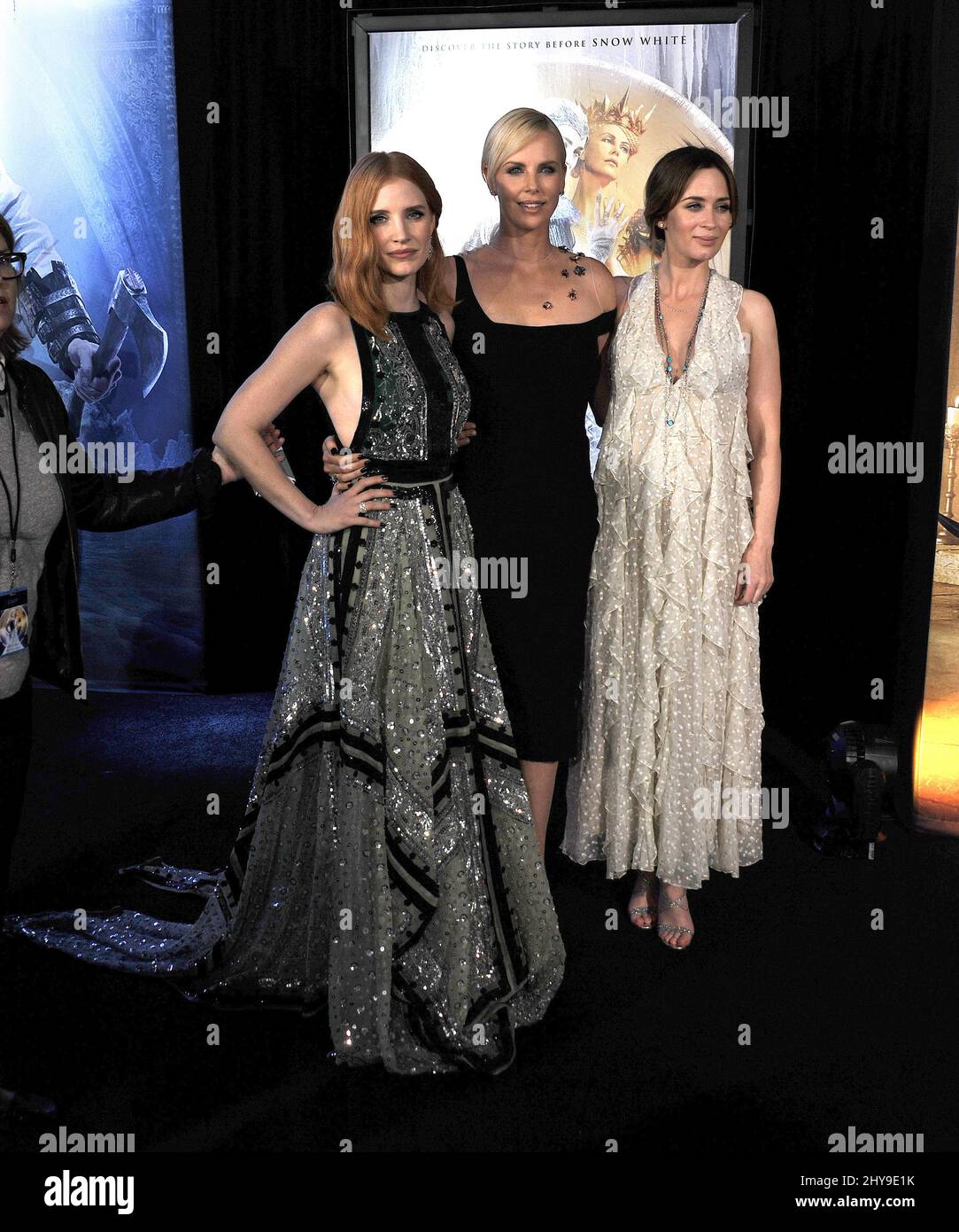 Jessica Chastain, Charlize Theron, Emily Blunt arrives at the LA ...