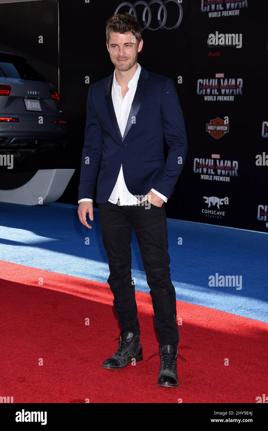 Luke Mitchell attending "Captain America Civil War" World Premiere held ...