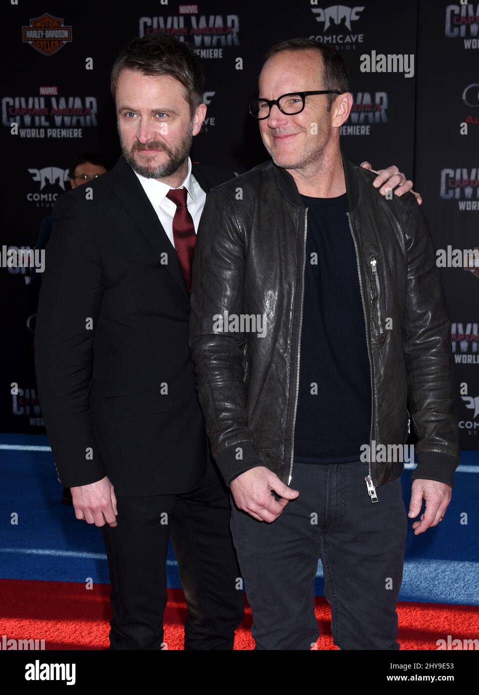 Clark gregg attending premiere captain america hi-res stock photography ...