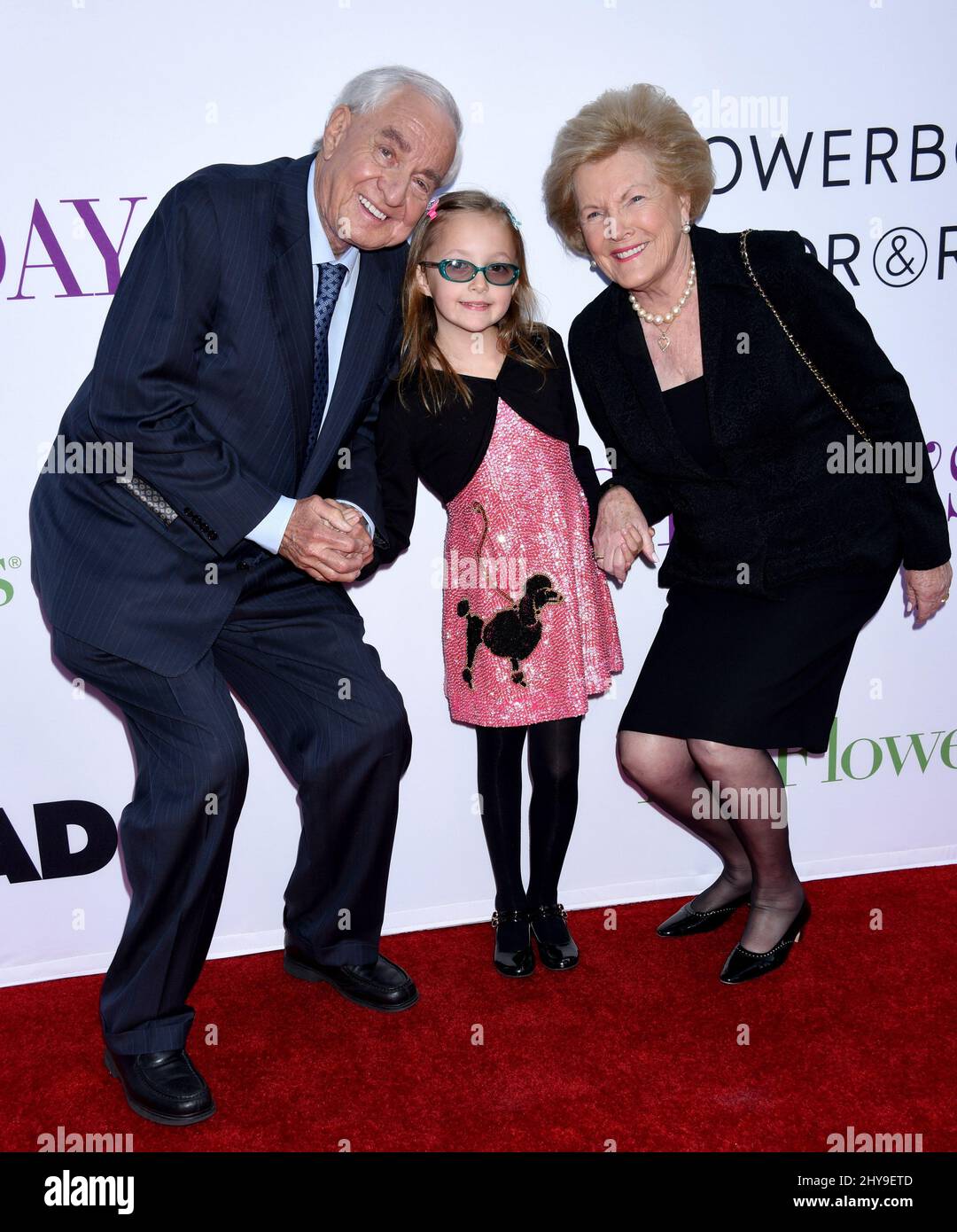Garry Marshall, Barbara Marshall and grandaughter attends the World ...