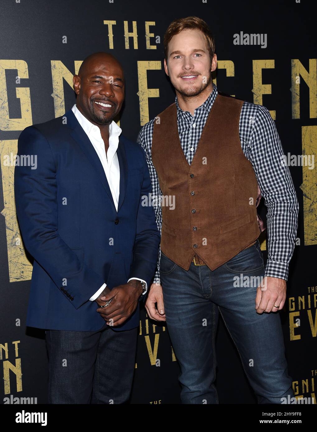 Antoine Fuqua & Chris Pratt attending Sony Pictures presentation held ...