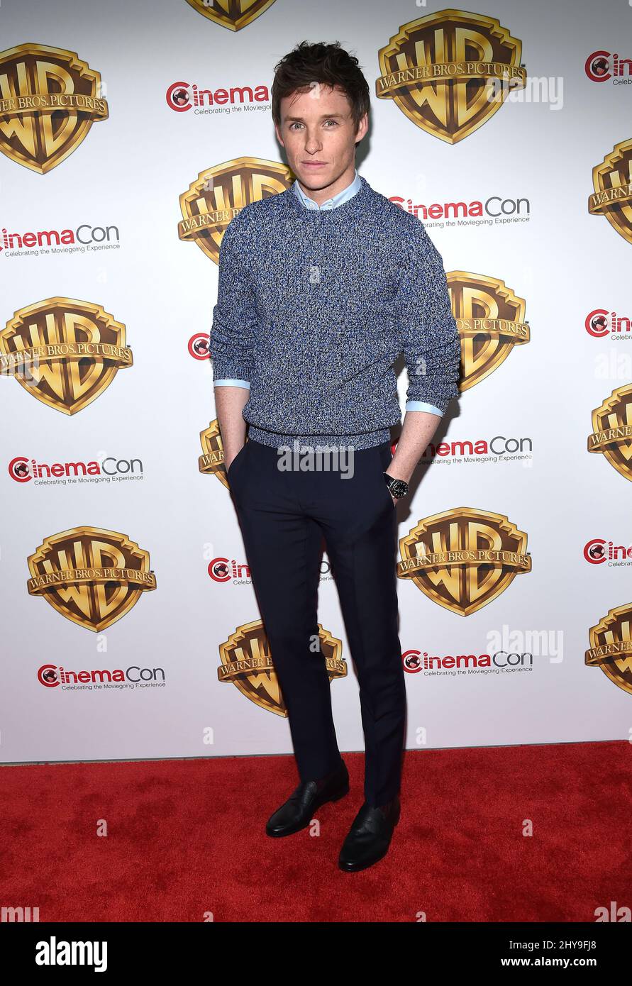 Eddie Redmayne attending the Warner Brothers Pictures Presentation at ...