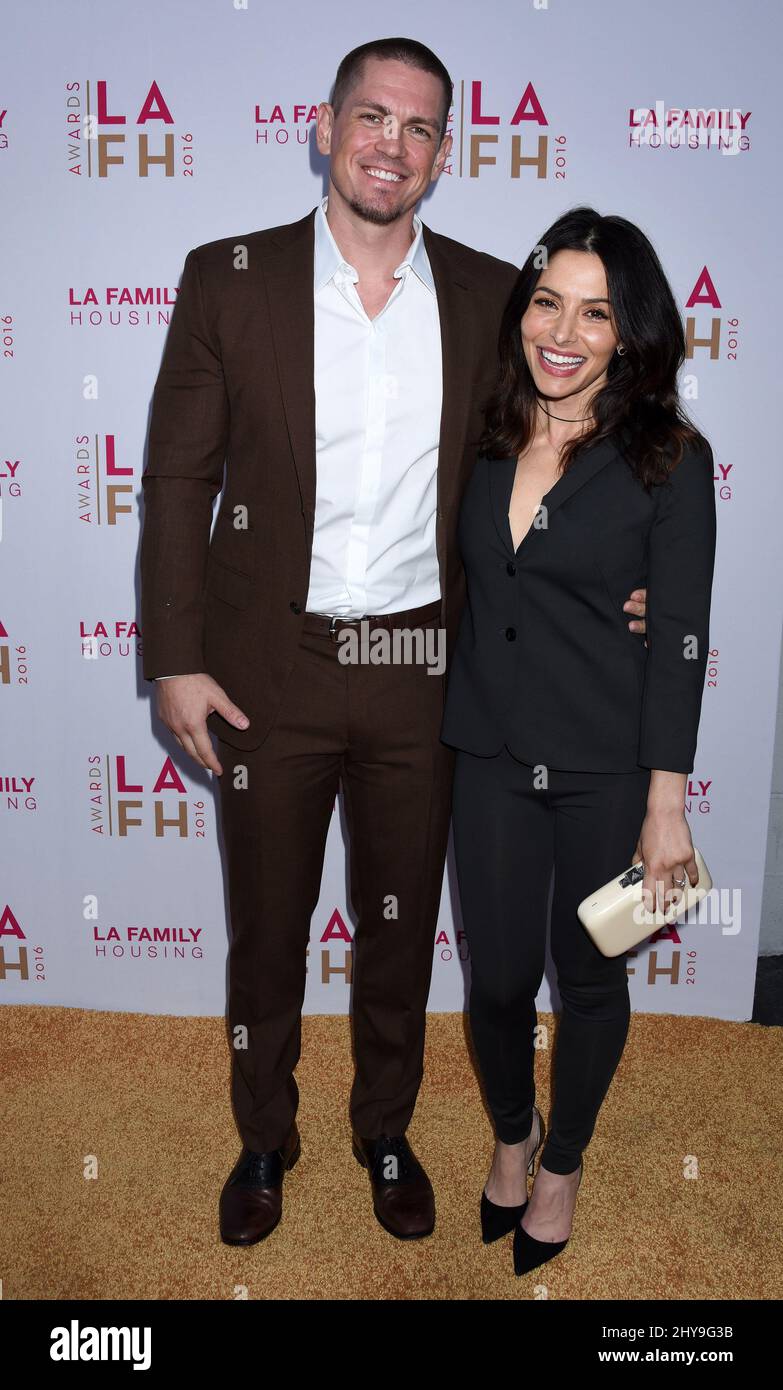 Steve Howey and Sarah Shahi LA Family Housing Awards 2016 held at The ...