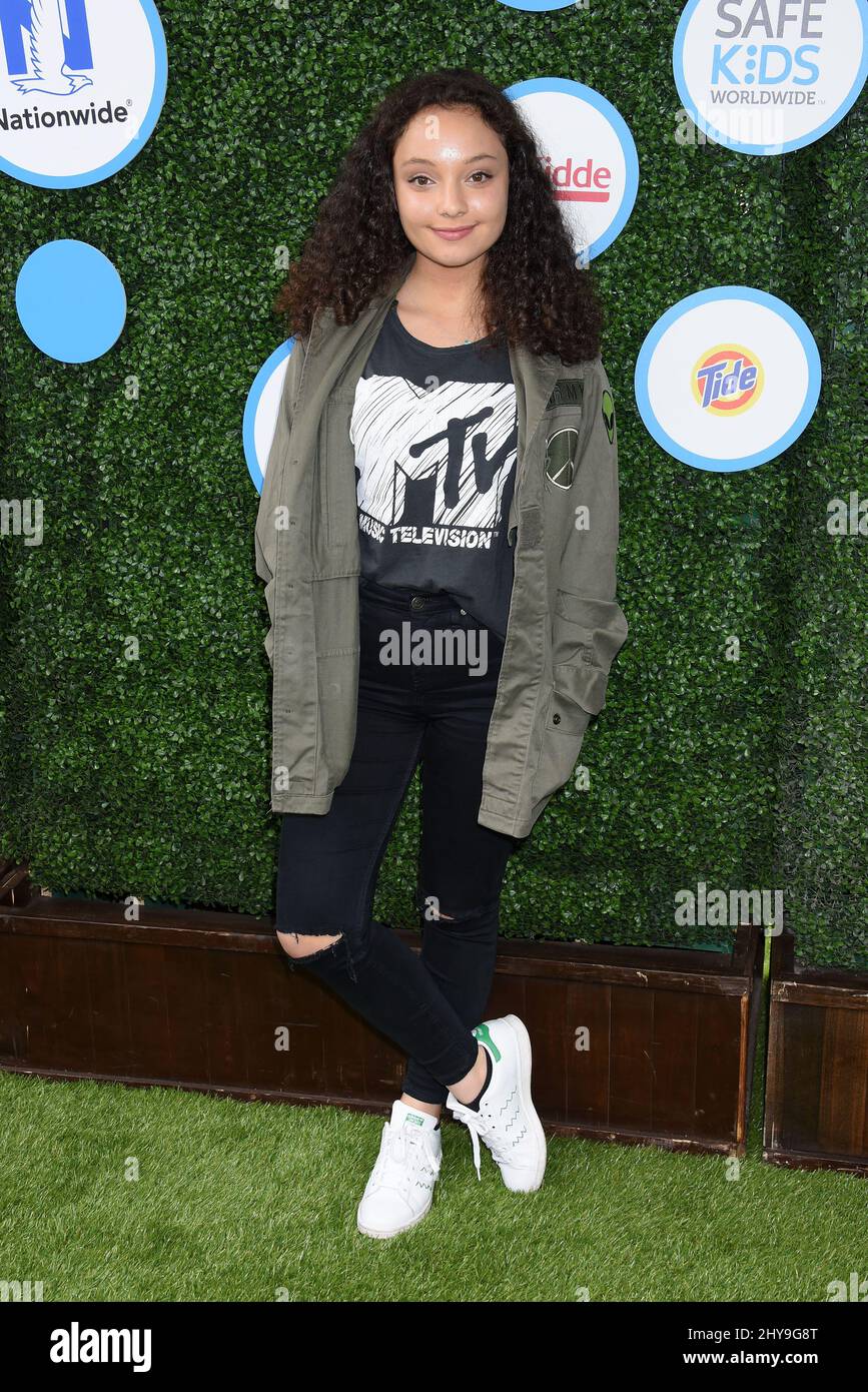 Kayla Maisonet attending Safe Kids Day at Smashbox Studios in Culver ...